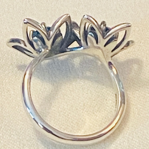James Avery | Jewelry | James Avery Retired Silver Double Flower Ring ...